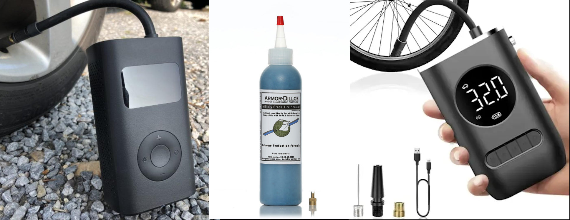 Pumps + Puncture Protection – EcoMotion Electric Scooters